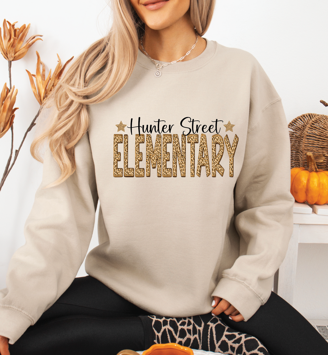 Leopard Custom Work Crewneck – Sweet Tea Refill